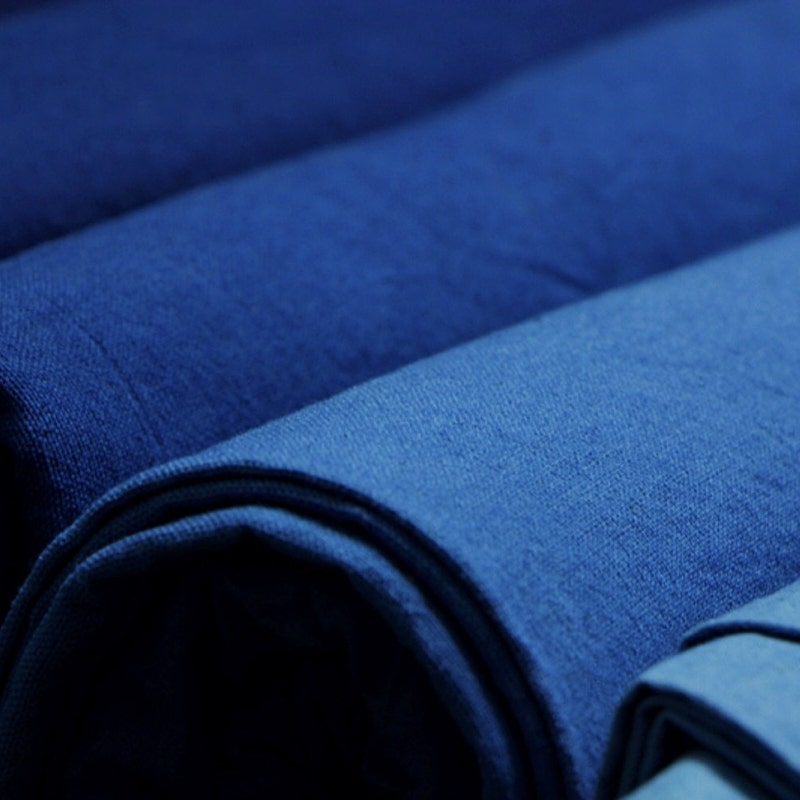 Indigo Blue Fabric - Etsy