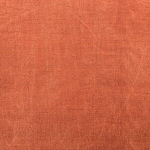 Natural Plant Dyes Brick Red Cotton Fabric - Tie Dyed Solid Brick Red ...