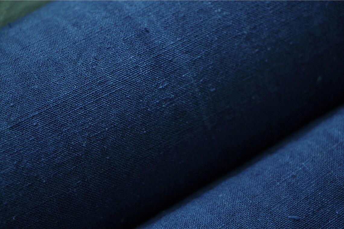 Shibori Indigo Hmong Hand Woven Cotton Fabric - Vintage Blue Tablecloth ...
