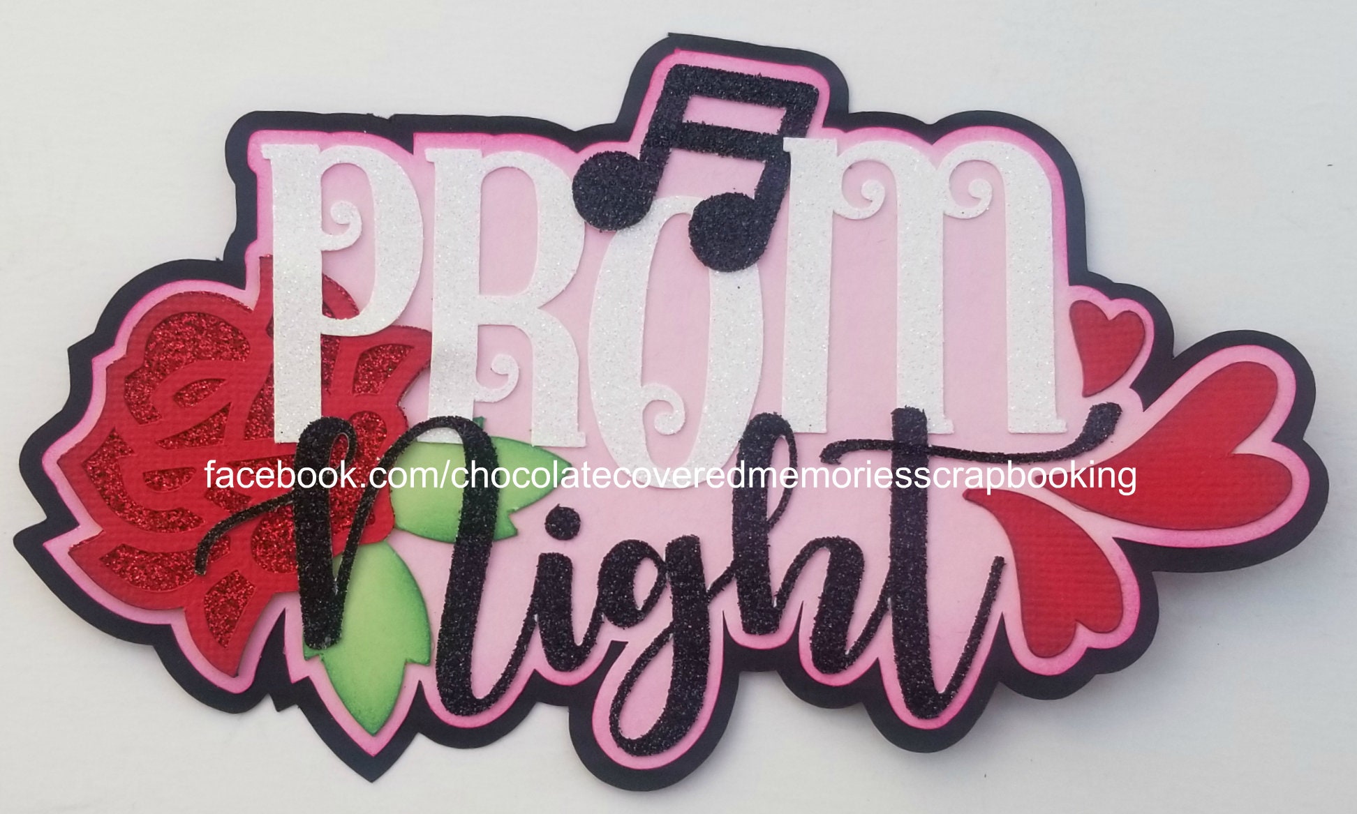 Prom Night Title Premade 12x12 Paper Piecing for Scrapbook - Etsy