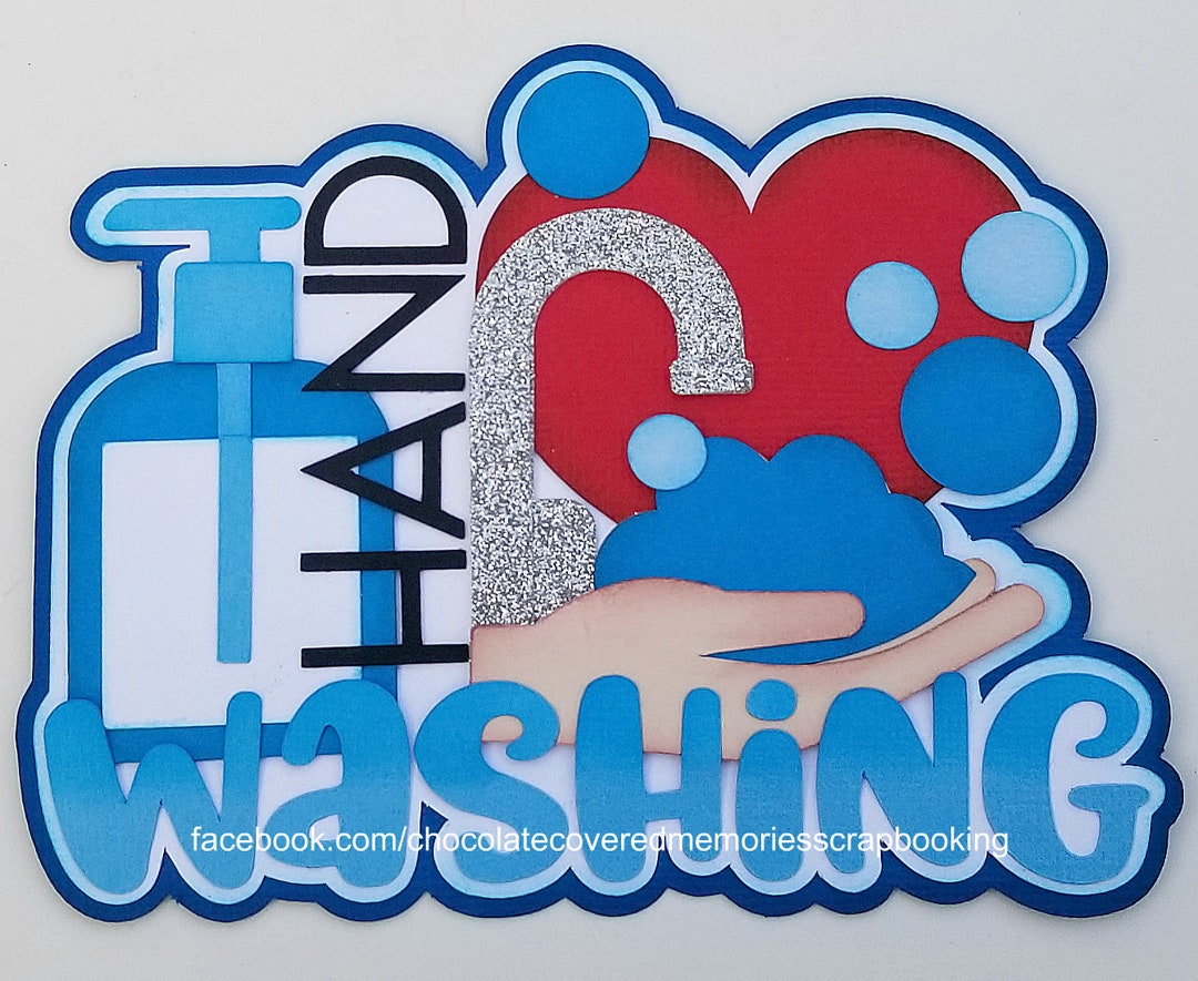 Hand Washing Title Premade Paper Piecing Scrapbook - Etsy