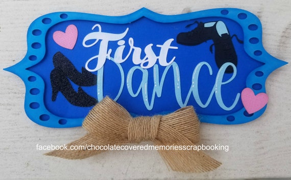 First Dance Wedding Title Premade 12x12 Paper Piecing for - Etsy