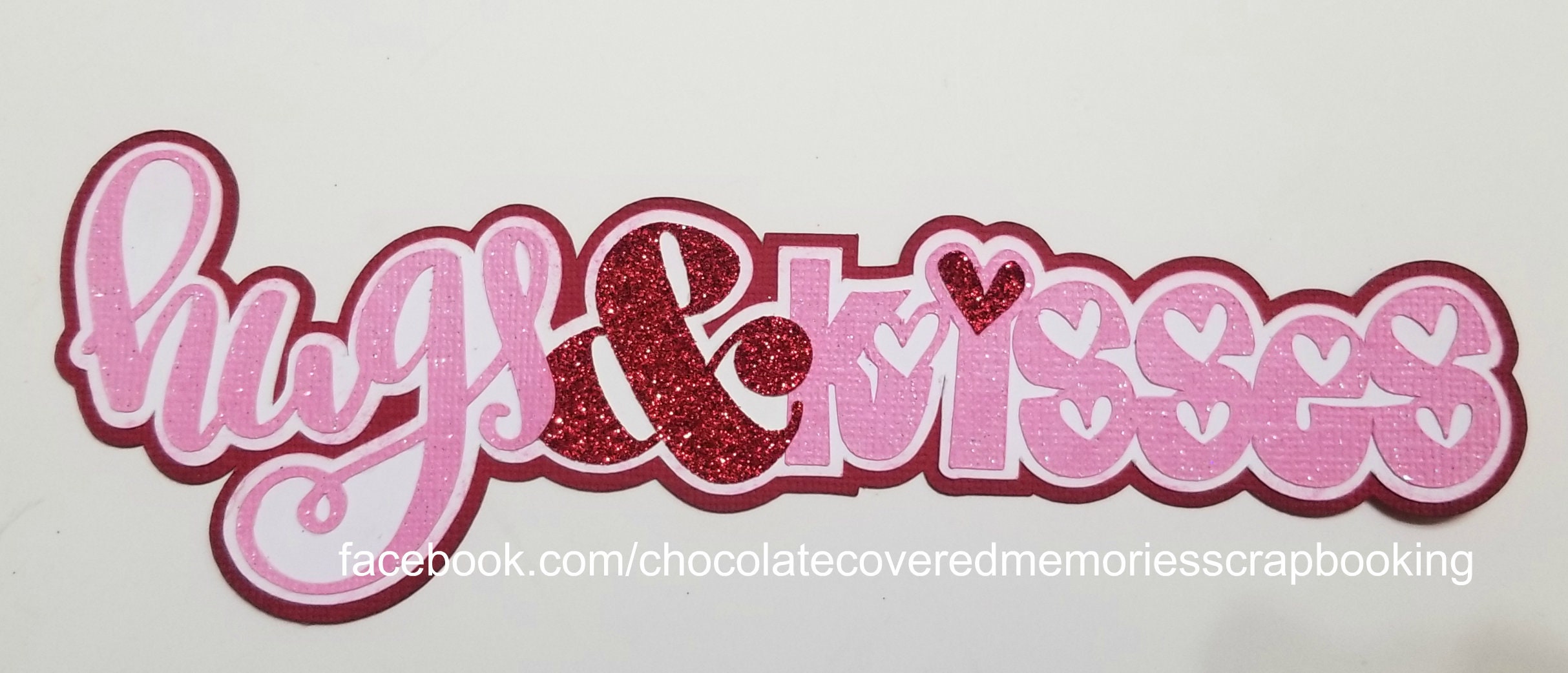 Hugs & Kisses Valentine's Day Title and Mouse Premade - Etsy