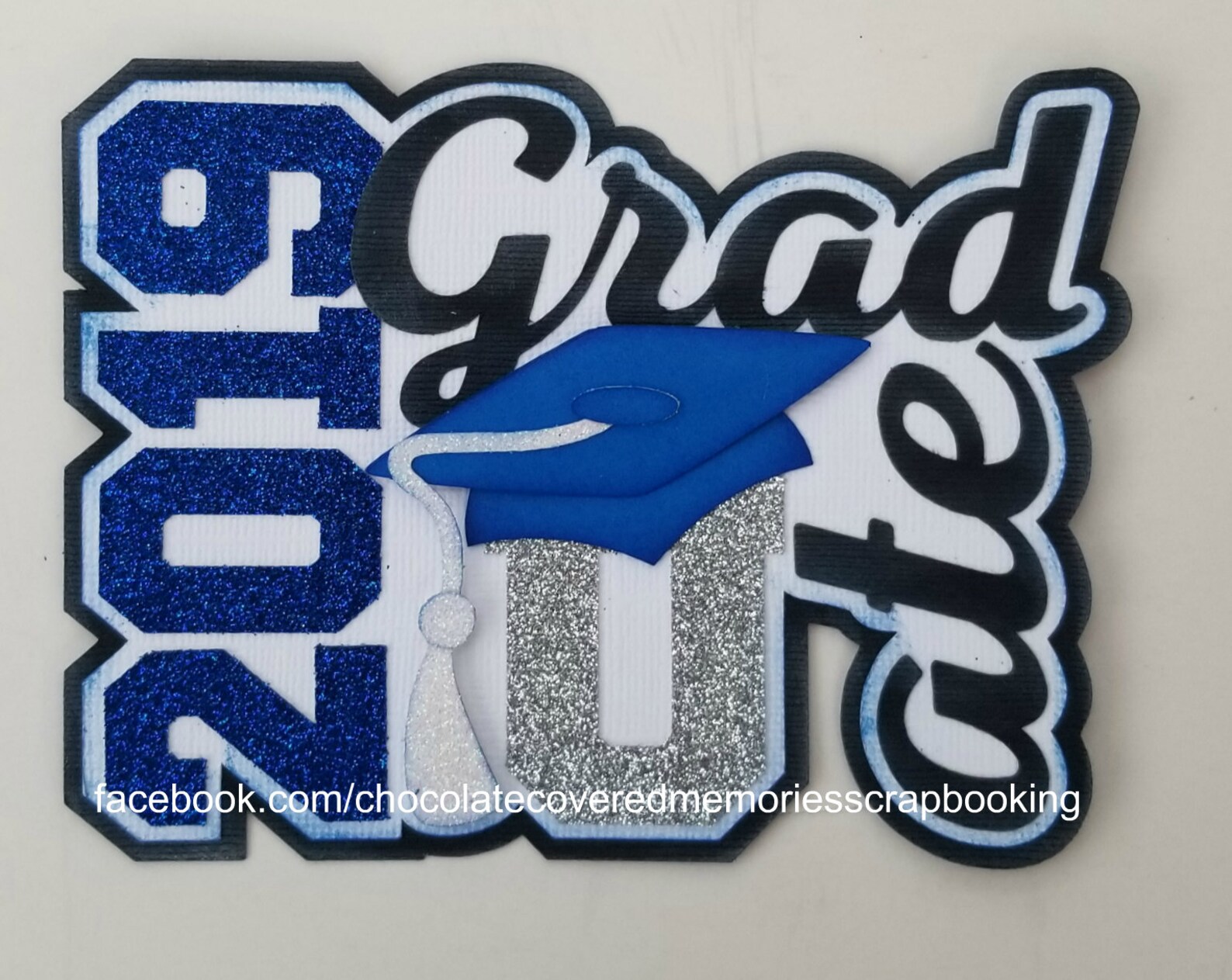 2019 Graduate Graduation Title Premade Pre-made Paper Piecing ...