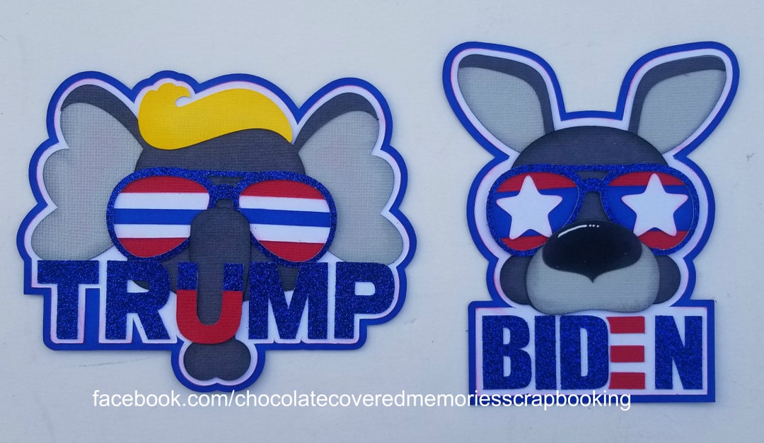 PICK ONE Trump OR Biden Title President Election 2020 Vote Premade Pre ...