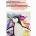 RAINBOW PENGUIN Paintings Winter Art Lesson by Art Teacher in LA- Art ...