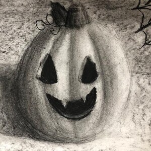 Jack O Lantern Pumpkin Halloween Art Lesson by Art Teacher in LA- Art ...