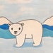 POLAR BEAR Paintings Winter Art Lesson by Art Teacher in LA Art Lesson ...