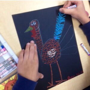 TEXTURE TURKEYS Fall Art Lesson by Art Teacher in LA- Art Lesson Plans ...