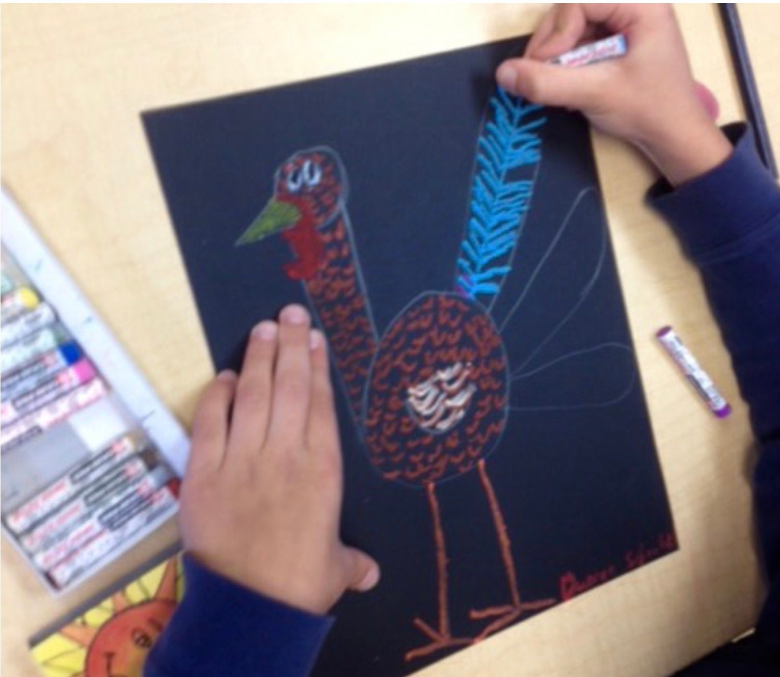 TEXTURE TURKEYS Fall Art Lesson by Art Teacher in LA Art Lesson Plans ...