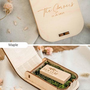 10-pack | Personalized Wooden USB Box With Optional USB 3.0 Flash Drive ...