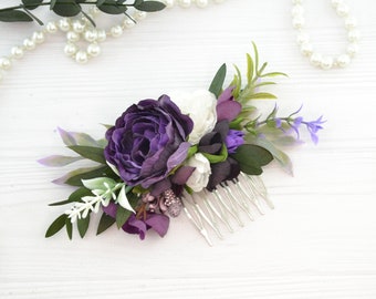 Purple Hair Comb | Etsy