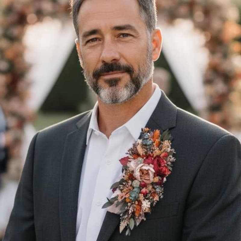 Wedding Decor Red Suit - Etsy