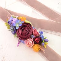 Flower Sash - Etsy