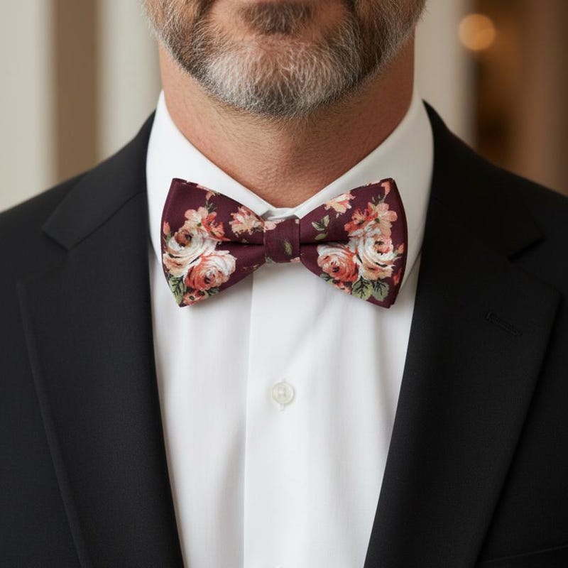 Dark Maroon Ties - Etsy