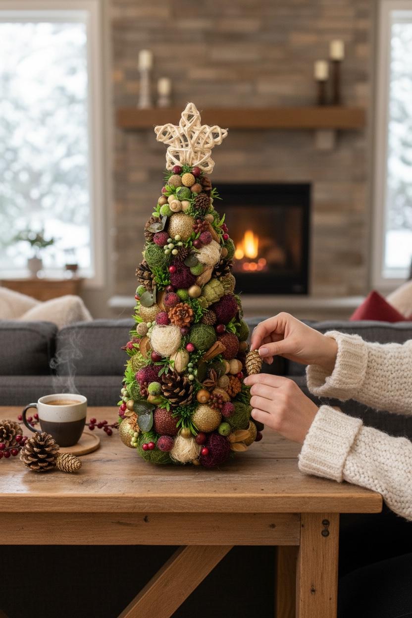 Office Christmas Tree Small Xmas Tree for Bedroom Table Kitchen Decor ...