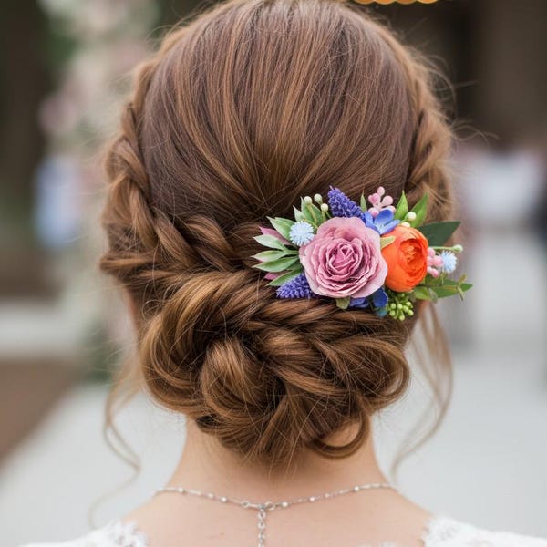 Tropical Hair Flower - Etsy