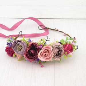 Flower Headband - Etsy