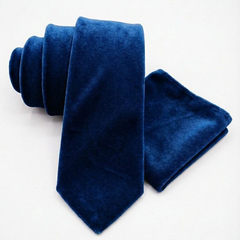 Dark Blue Tie - Etsy