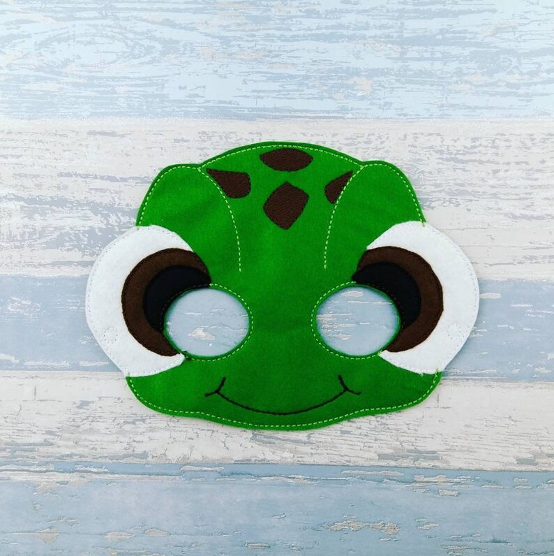 Turtle Mask Sea Turtle Felt Mask Green Turtle Mask | Etsy