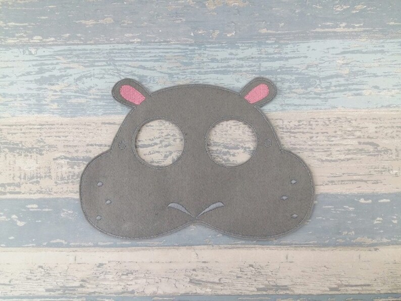 Wildebeest Felt Mask Soft Half Face Mask Safari Animal | Etsy