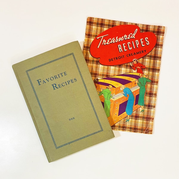 Antique Cookbooks - Etsy