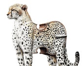 Postcard Cheetah | Etsy