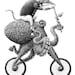 Postcard Octopusbike - Etsy