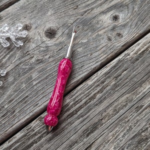 107 Pink Seam Ripper or Stiletto, Hand Turned Acrylic Handle,chrome ...