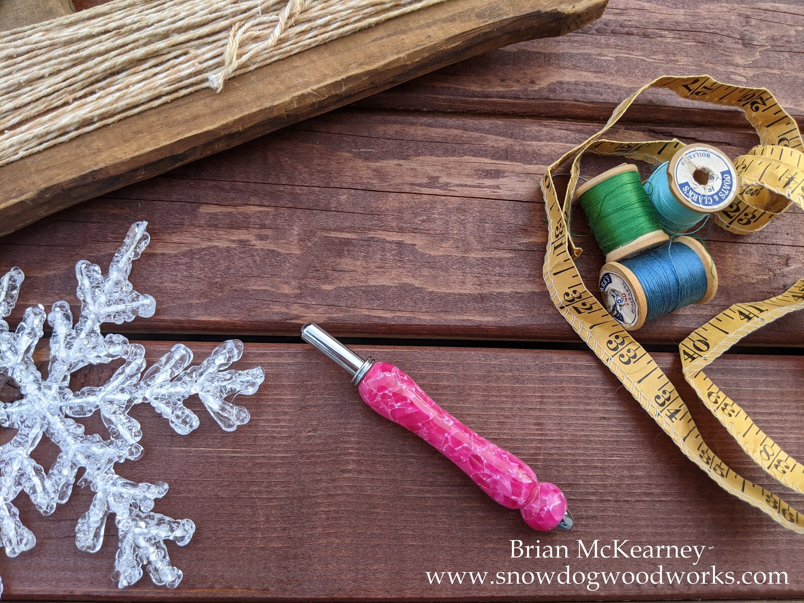 107 Pink Seam Ripper or Stiletto Hand Turned Acrylic - Etsy