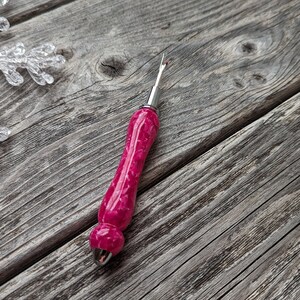107 Pink Seam Ripper or Stiletto, Hand Turned Acrylic Handle,chrome ...