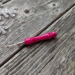 107 Pink Seam Ripper or Stiletto, Hand Turned Acrylic Handle,chrome ...