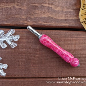 107 Pink Seam Ripper or Stiletto Hand Turned Acrylic - Etsy