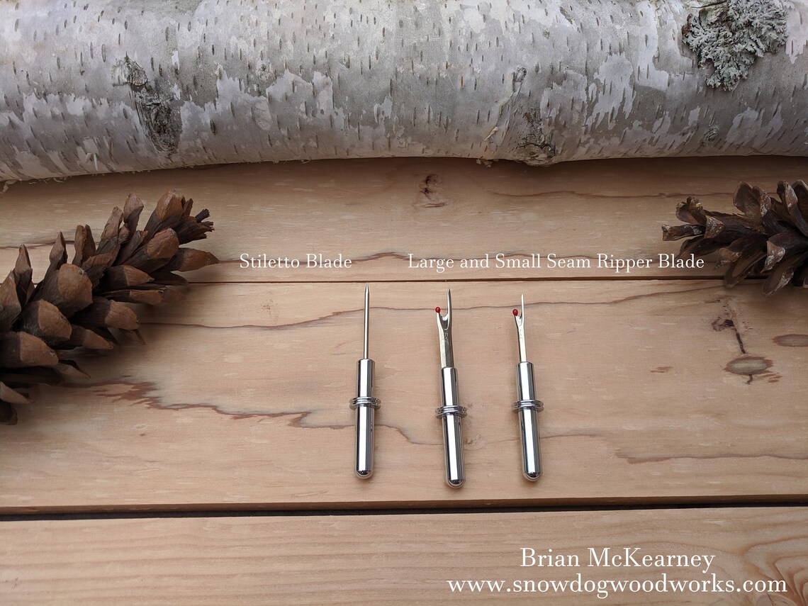 107 Pink Seam Ripper or Stiletto Hand Turned Acrylic - Etsy