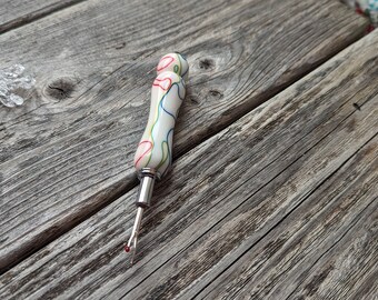 107 Pink Seam Ripper or Stiletto, Hand Turned Acrylic Handle,chrome ...