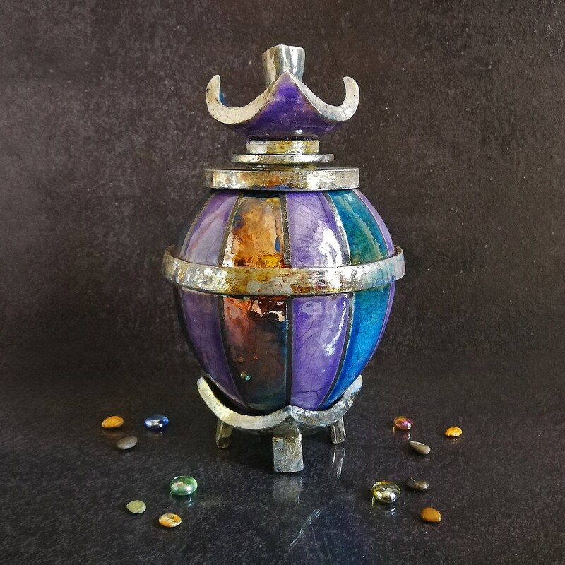 Blue Lotus Urns - Etsy