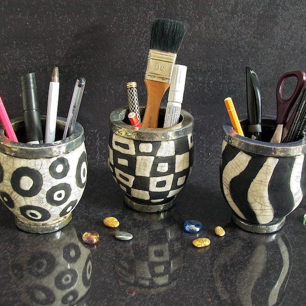 Ceramic Pen Holder - Etsy