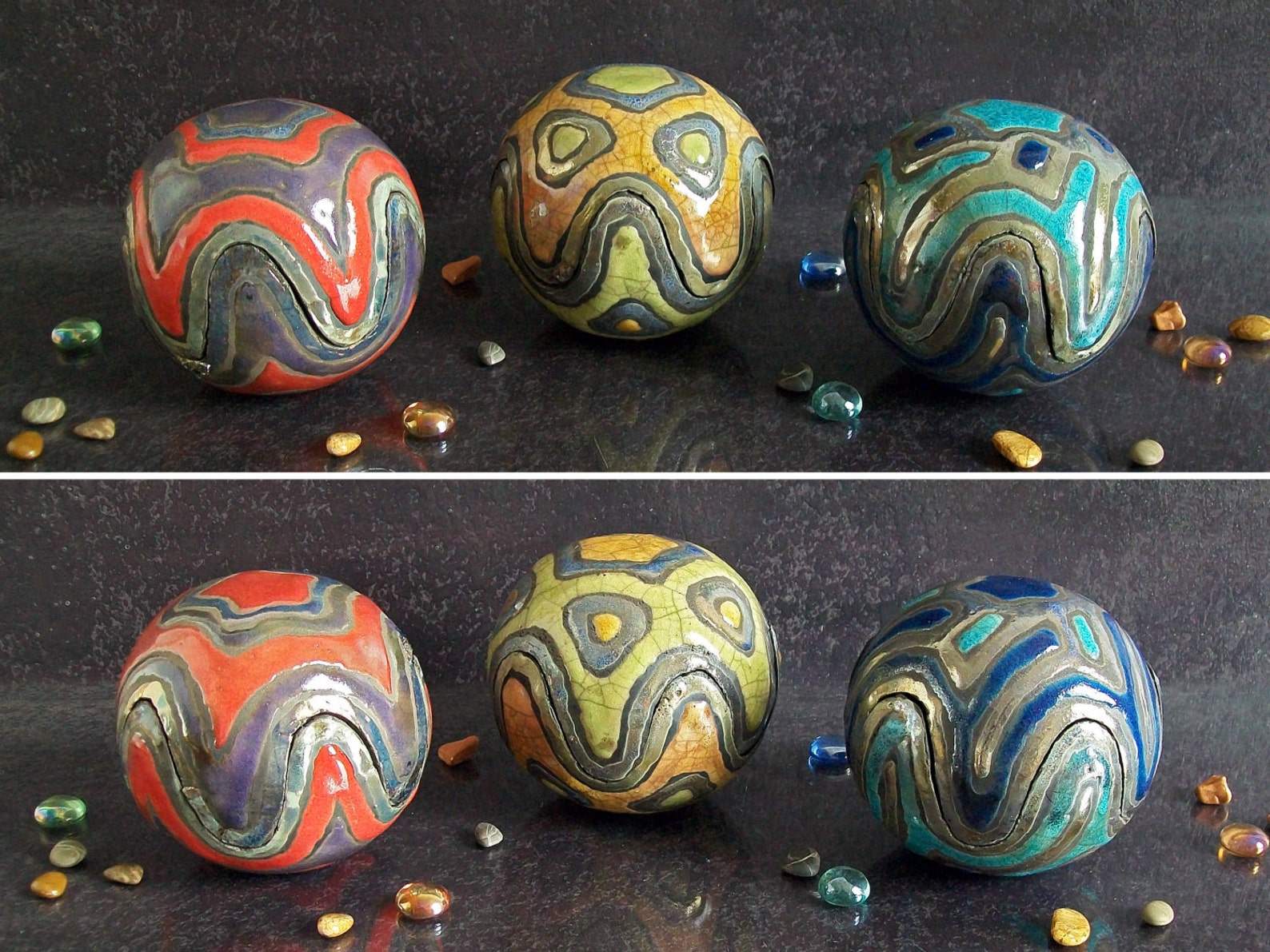 Raku Ceramic Ring Box for Engagement Ring Box for Wedding - Etsy