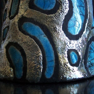 Raku Ceramic Lidded Jar for Sugar, Coffee, Salt, Tea and Spices ...
