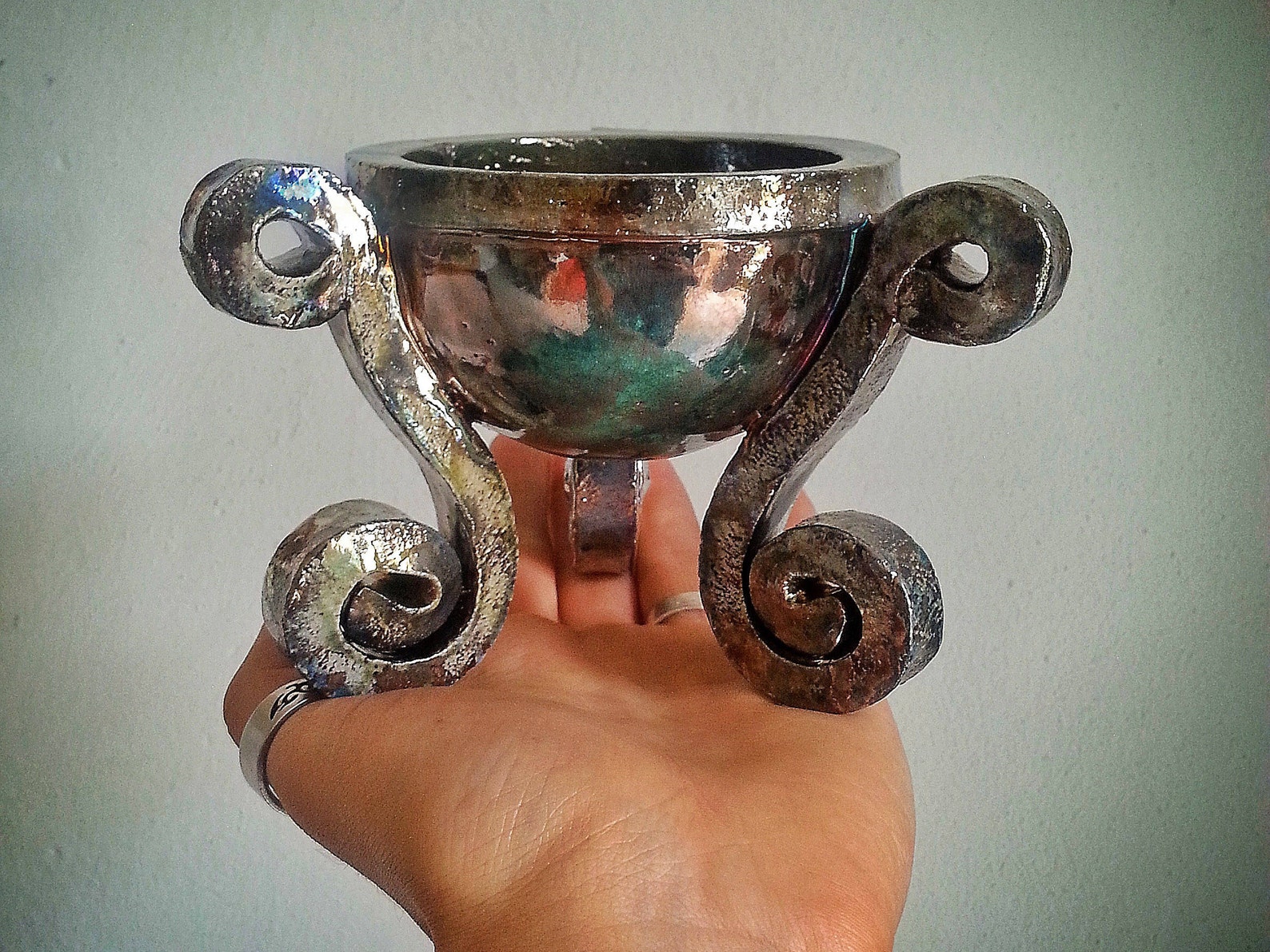 Raku Pottery Oil Burner Ancient Brazier Magical Ceramic - Etsy