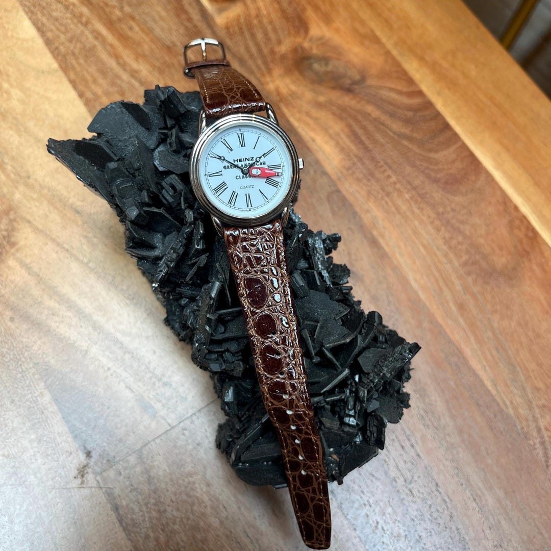 Heinz 57 Novelty Watch W/genuine Leather Band - Etsy