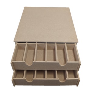 2 Drawer Flat Thread/bobbin Storage Holder - Etsy UK