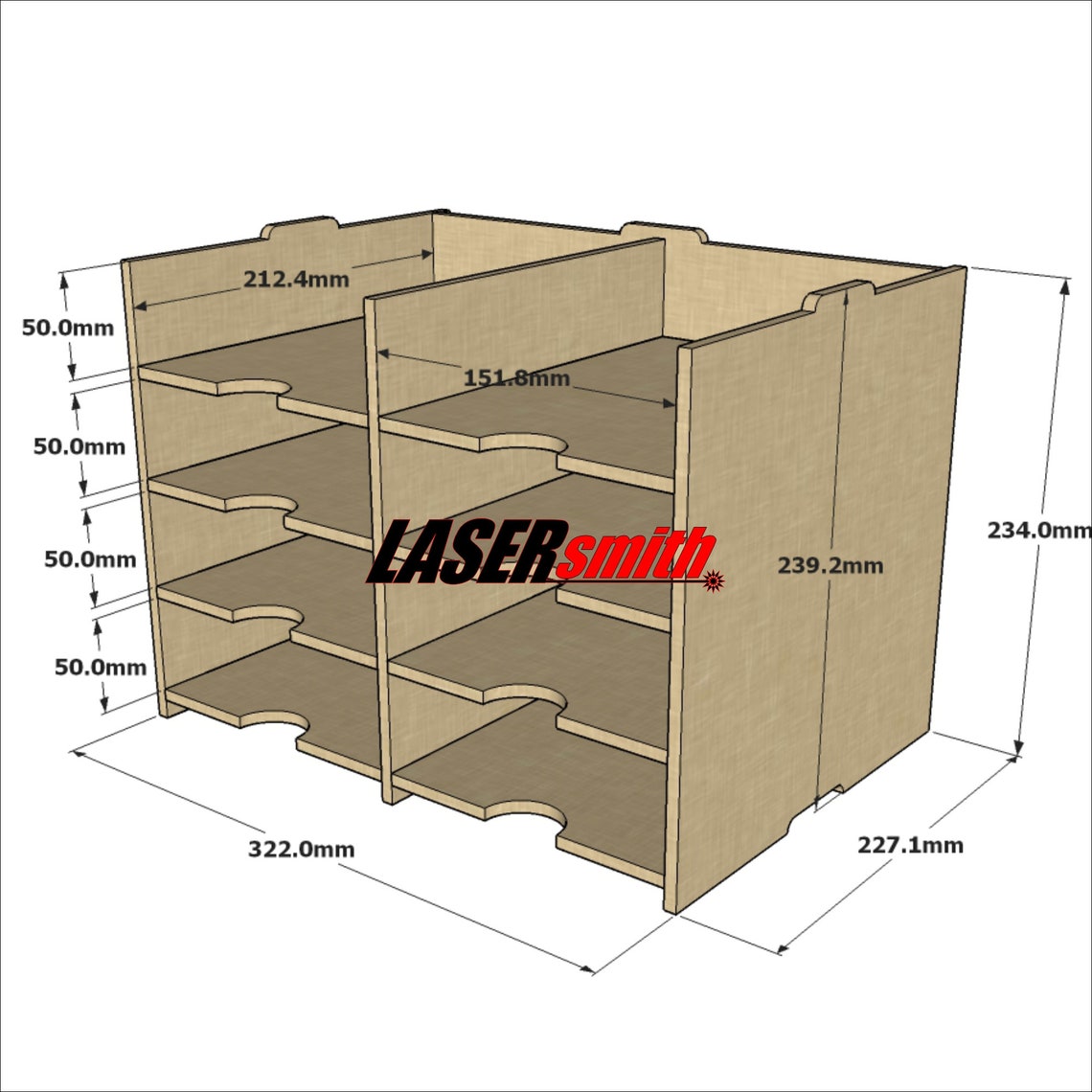 8 Shelf A5 Paper Storage Unit for Craft and Office Use Fits - Etsy UK