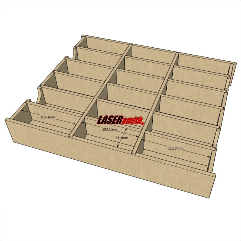 2 Drawer Flat Thread/bobbin Storage Holder - Etsy UK