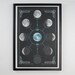 Lunar Phases - Astronomy Poster - 12.5 X 19" - Screen Printed - Etsy