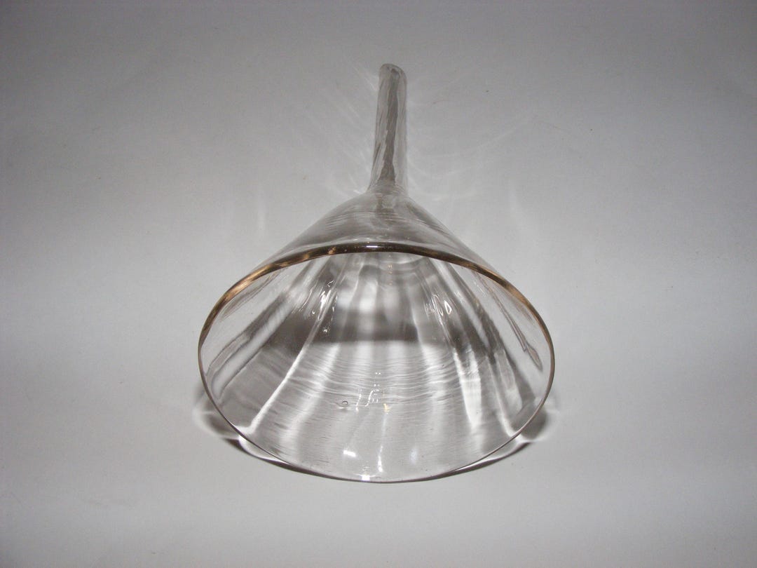 Antique Spiral Twist Glass Funnel Medical Apothecary Pharmacy - Etsy