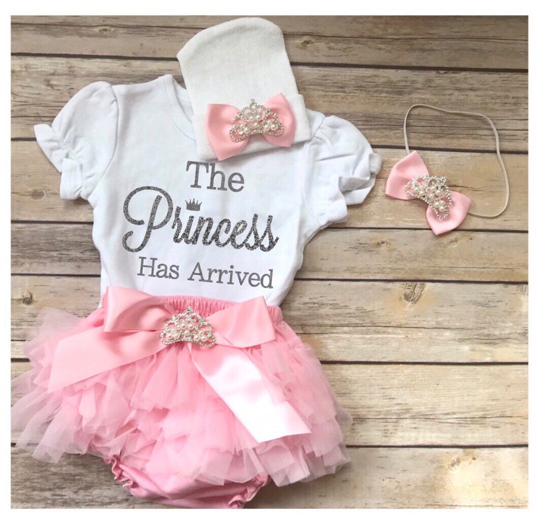 The Princess Has Arrived / Baby Girl Coming Home Outfit / - Etsy