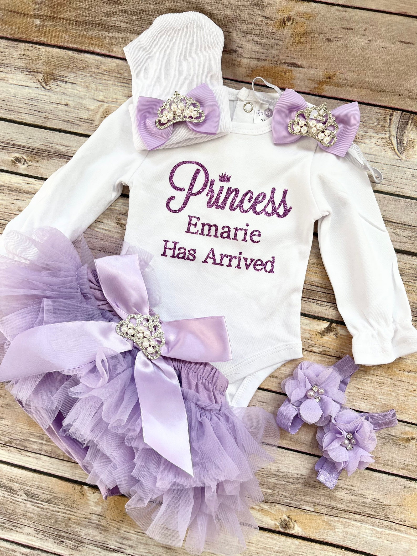 Newborn Coming Home Outfit the Princess Has Arrived Coming - Etsy