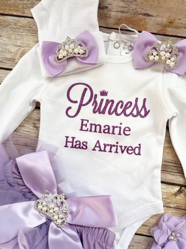 Newborn Coming Home Outfit the Princess Has Arrived Coming - Etsy