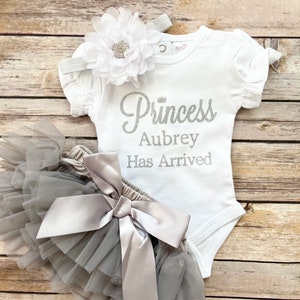 Coming Home Outfit Baby Girl, the Princess Has Arrived , - Etsy